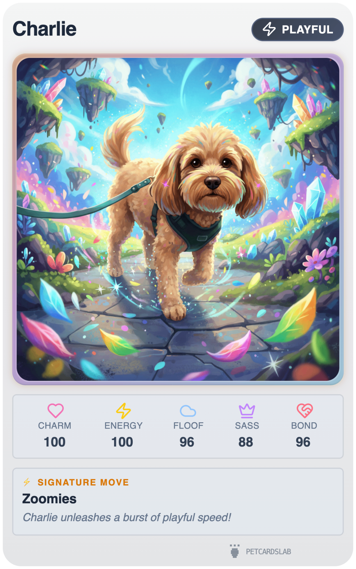 Pet Trading Cards | PetCardsLab - Turn Your Pet Into a Collectible Card